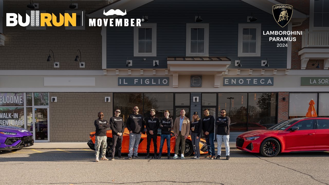 2024 Movember Bull Run X Lamborghini Paramus - YouTube