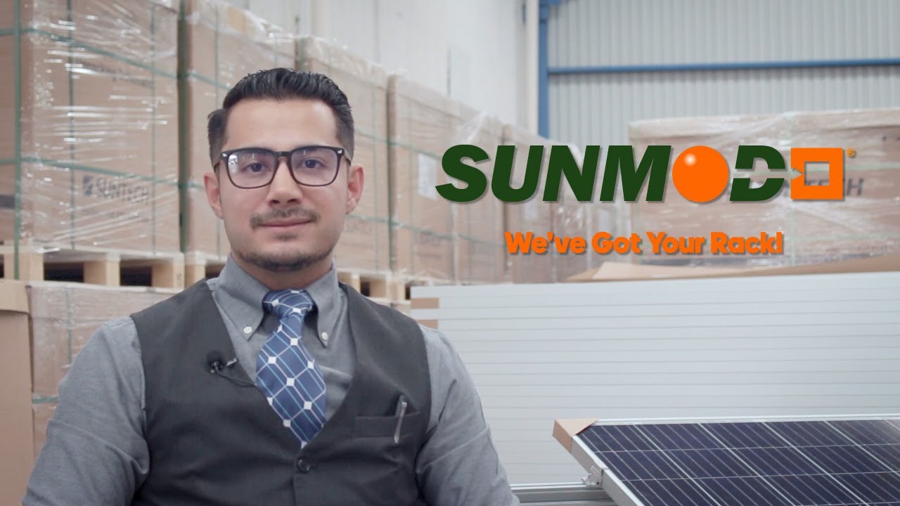 SunModo - Las estructuras más seguras para paneles solares. - YouTube
