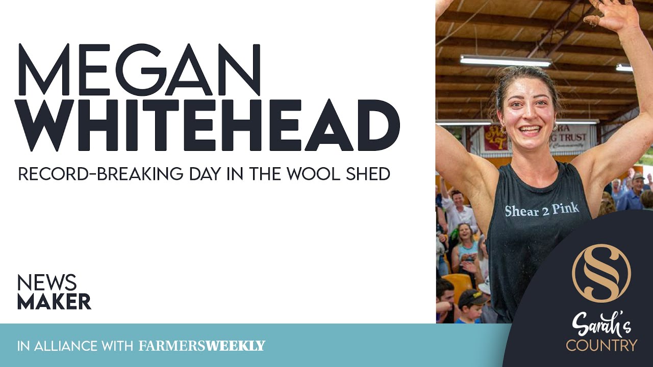 Megan Whitehead I “Record-breaking in the woolshed” - YouTube