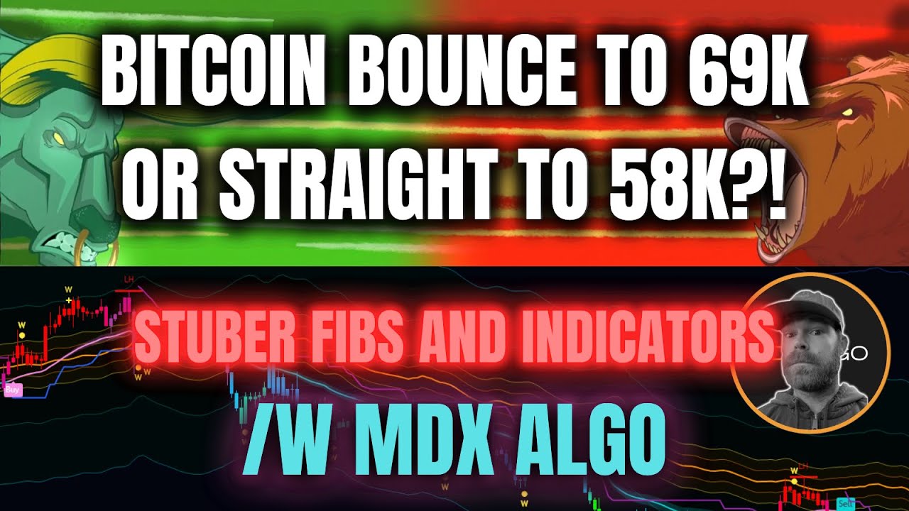 BITCOIN DUMP TO 58K OR BOUNCE NOW?!😮 LIVE ANALYSIS /w MDX ALGO ...