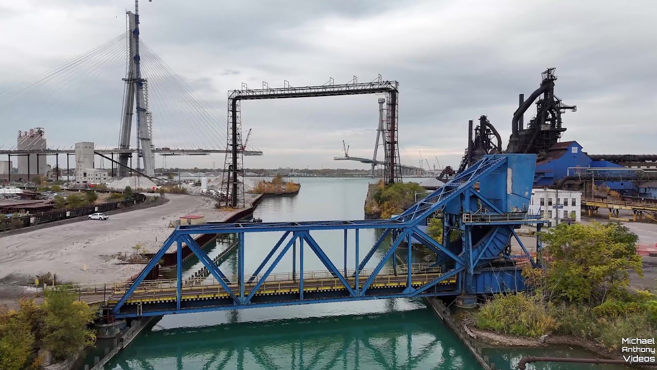 Rouge River And Zug Island In Detroit, Michigan - YouTube