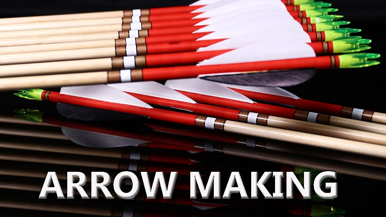Arrow making in the Fletcher's Bowyer's workshop English Longbow - YouTube