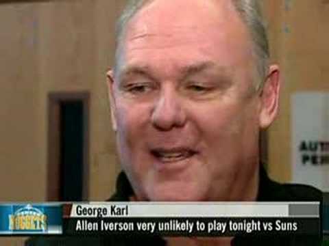 George Karl ready for Iverson - YouTube