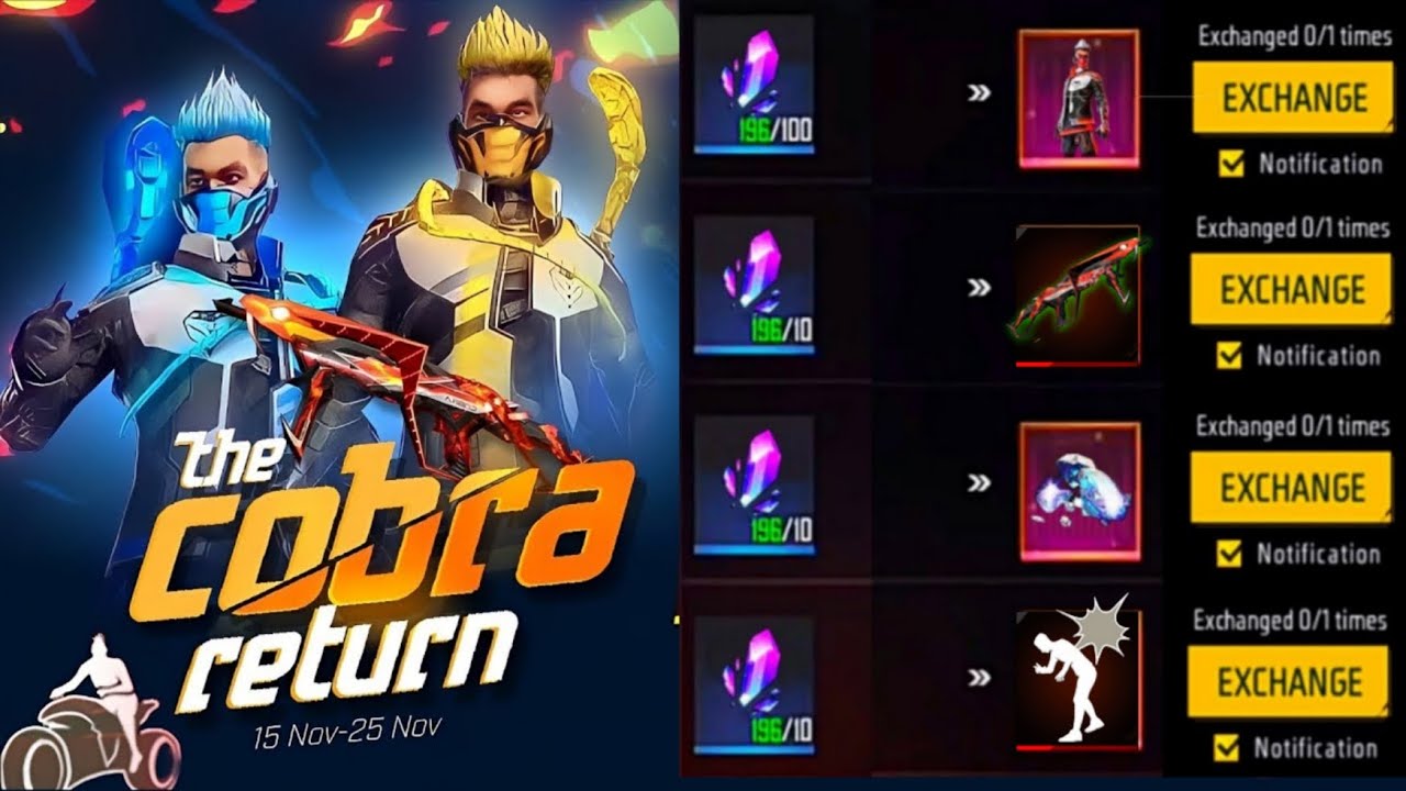 Cobra Bundle Return Confirmed Date - YouTube
