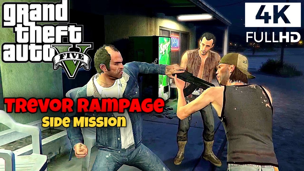 Trevor Rampage - 35 INSANE KILLS | Grand Theft Auto V Gameplay [100% ...