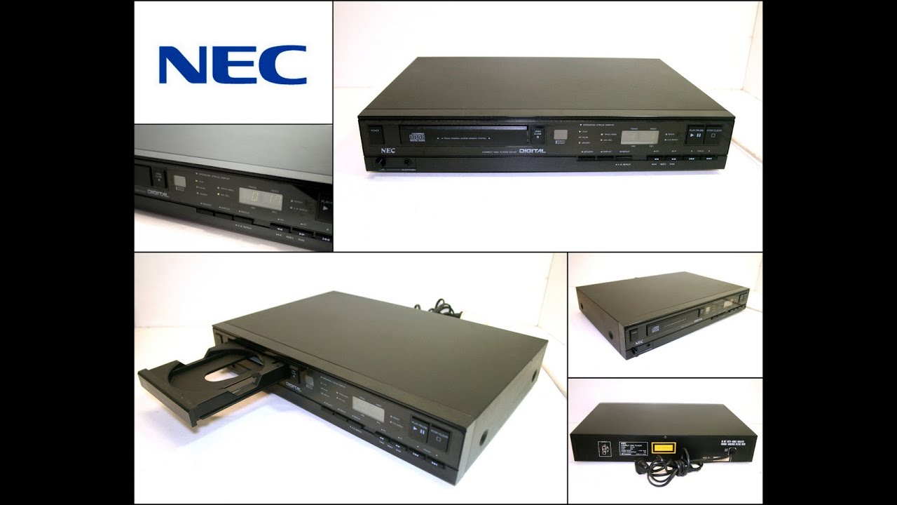 NEC CD-410 Digital CD Player (Made in Japan) - YouTube
