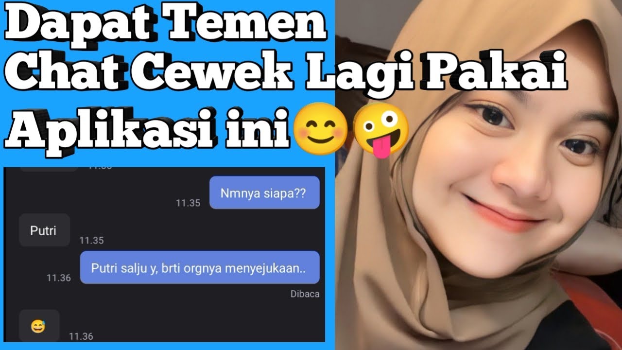 Cara chat cewek yang belum kenal || lewat Aplikasi AnonChat - YouTube