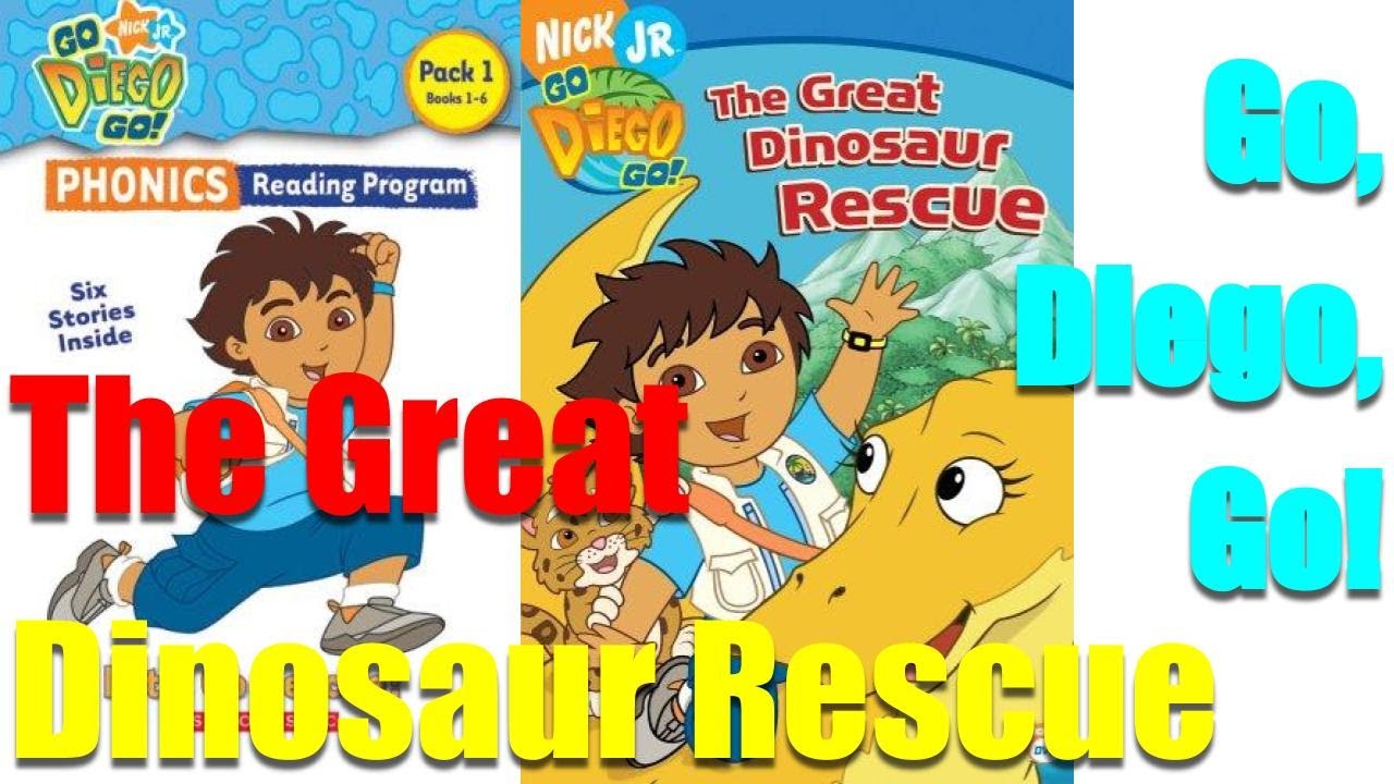 Go, Diego, Go! The Great Dinosaur Rescue - Toddler | Book Reading ...