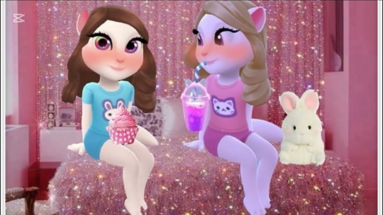 Mu Talking Angella: Cood Sister vs Evil Sister - YouTube