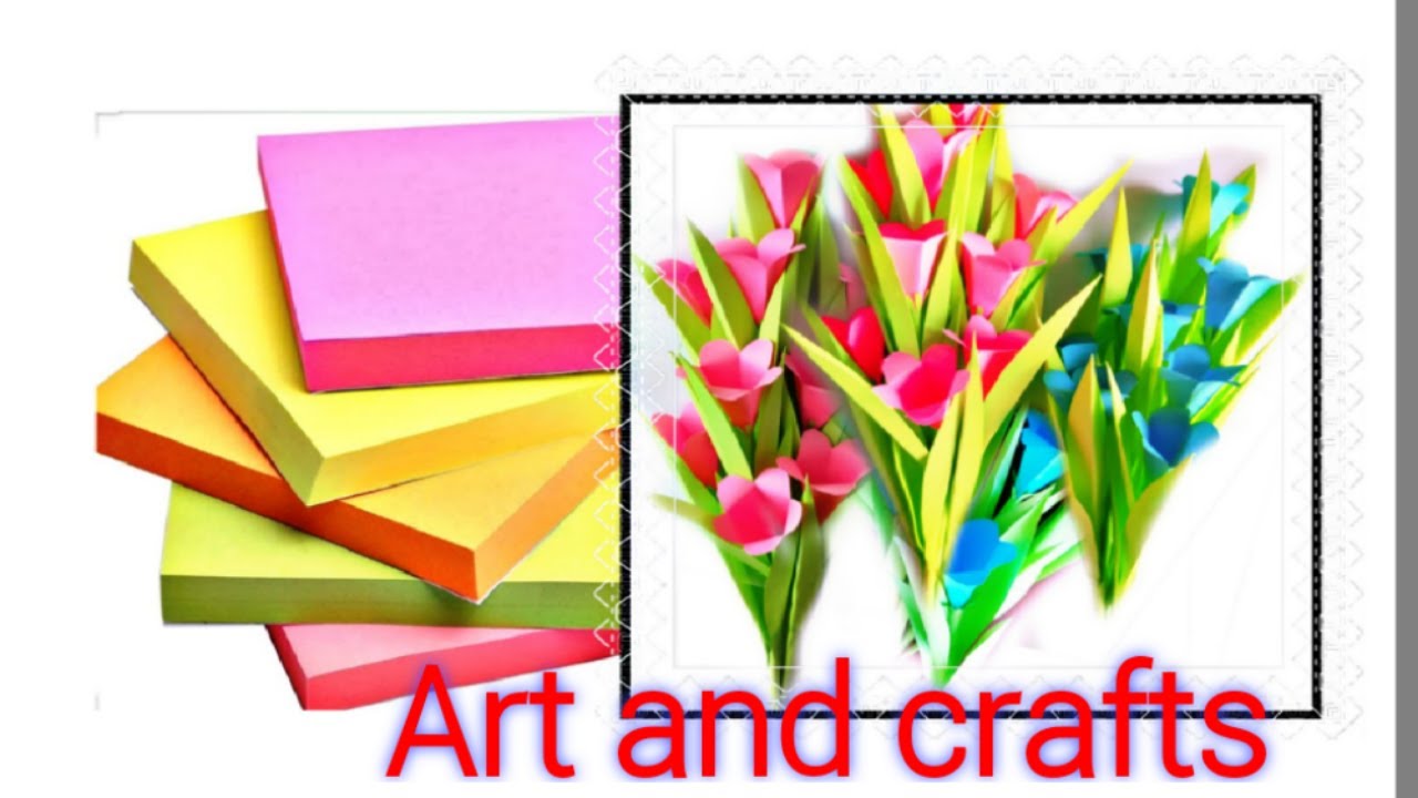 How To Make Flowers With Sticky Note Pad Crafts Ideas YouTube how-to-make-flowers-with-sticky-note-pad-crafts-ideas-youtube