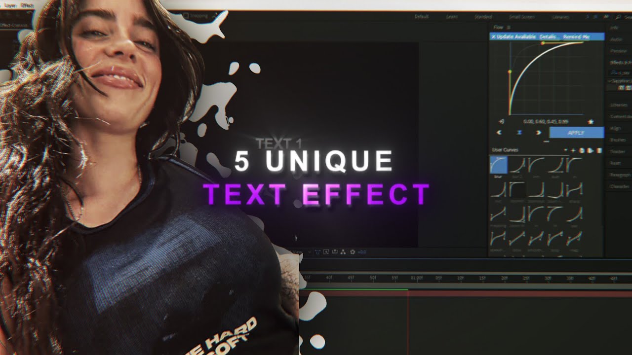 Top 5 Unique Text Effects | Part 1 | After Effects - YouTube