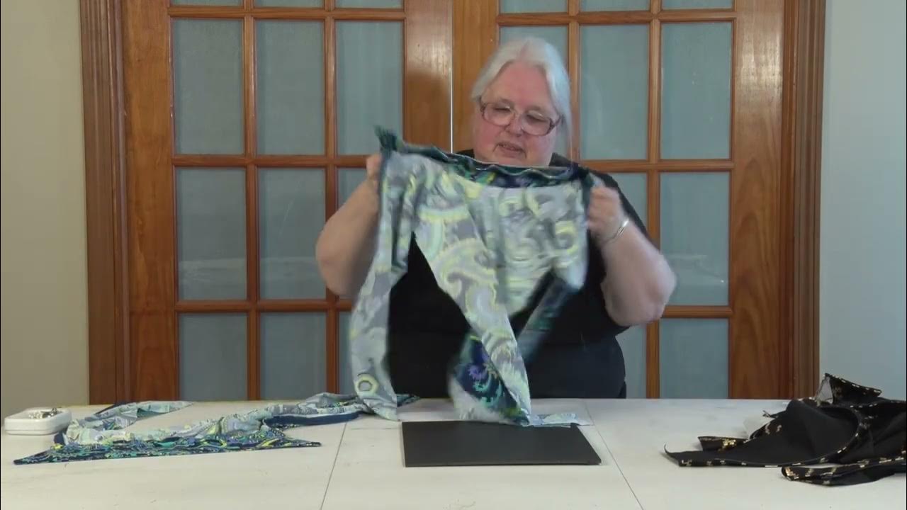 How to attach a two piece collar using Show Clothes Unlimited's front zip Rail Shirt pattern ...