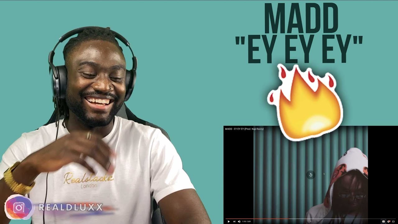 🇬🇧 UK REACTS TO MOROCCAN RAP | MADD - EY EY EY (Prod. Naji Razzy) - YouTube