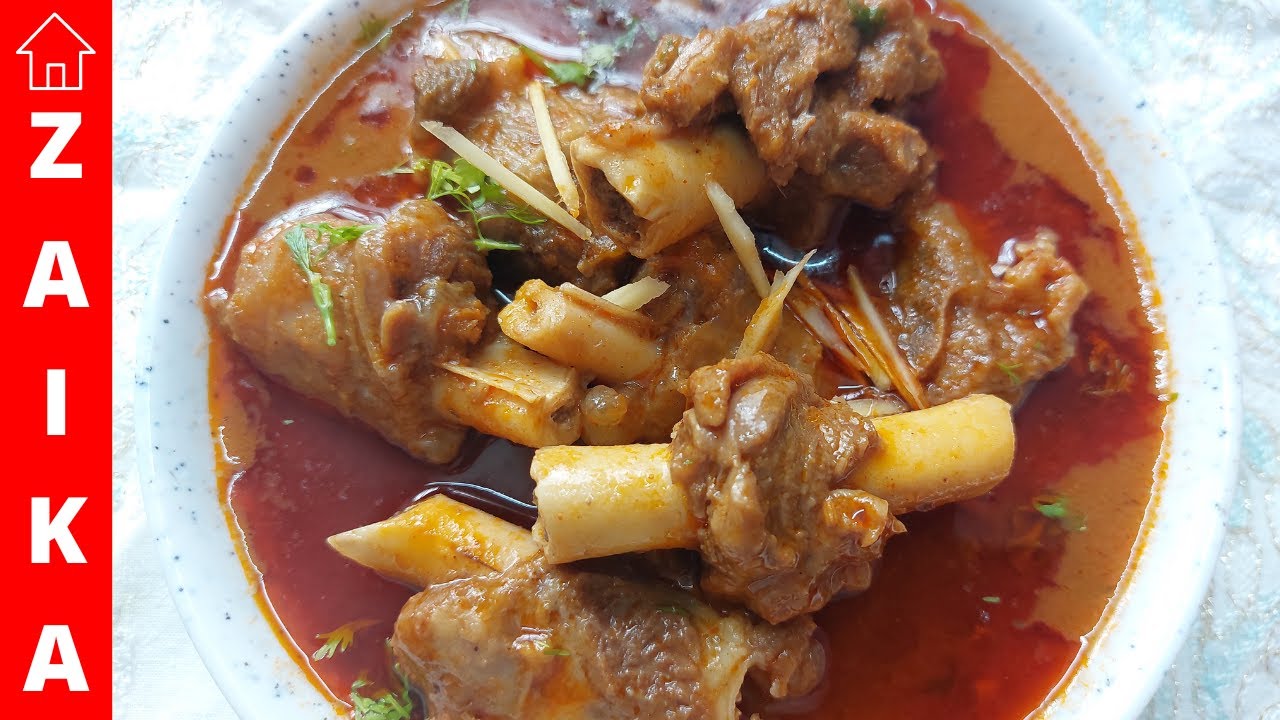 Nalli Nihari Recipe | Homemade Mutton Nalli Nihari - YouTube