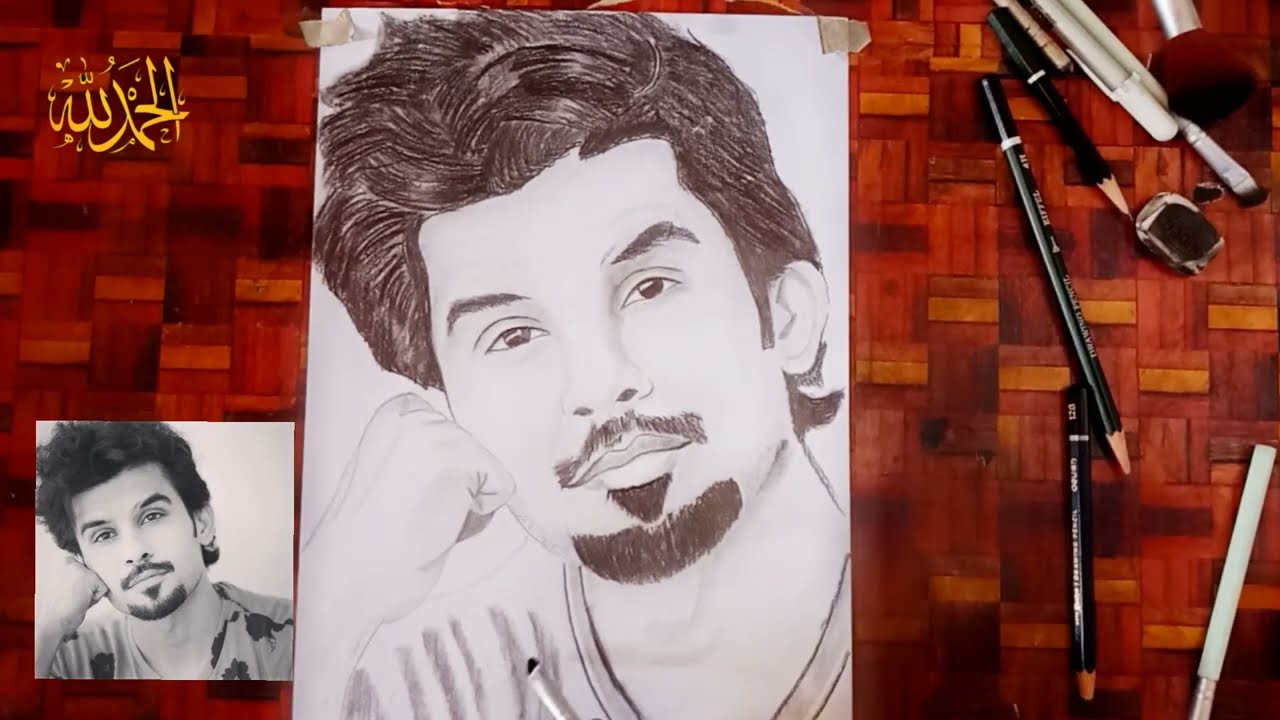 fahad shaikh / how to draw fahad sheikh sketch / how to draw fahad ...
