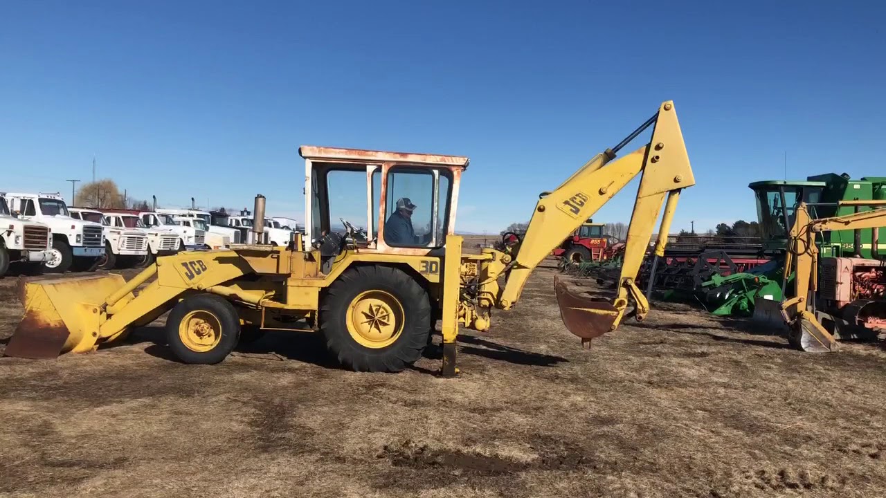Lot 245 JCB 3D3 Backhoe - YouTube