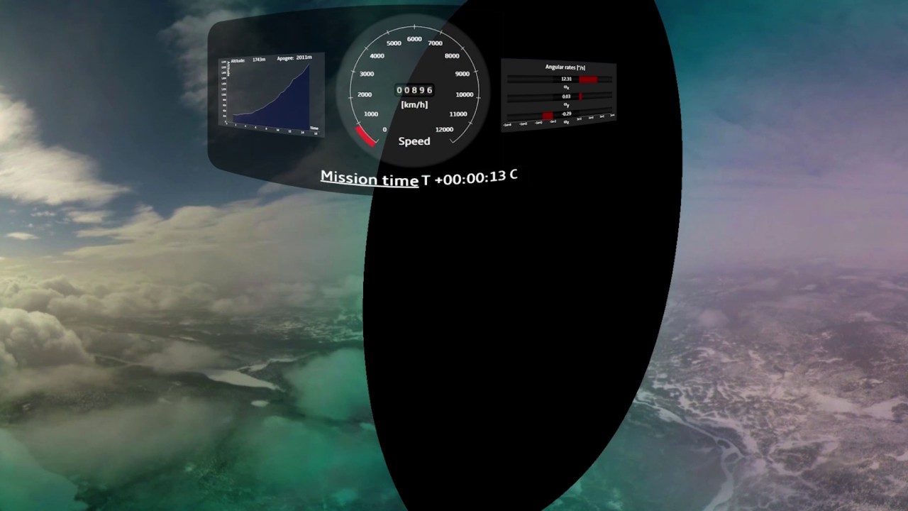 360 degree video of sounding rocket's Maxus 9 launch - YouTube