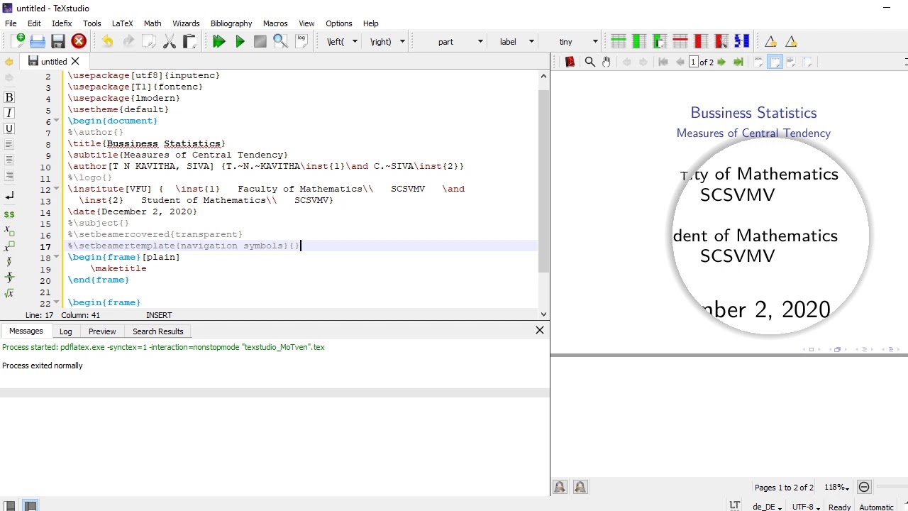 Create Latex Presentation Easy - Youtube