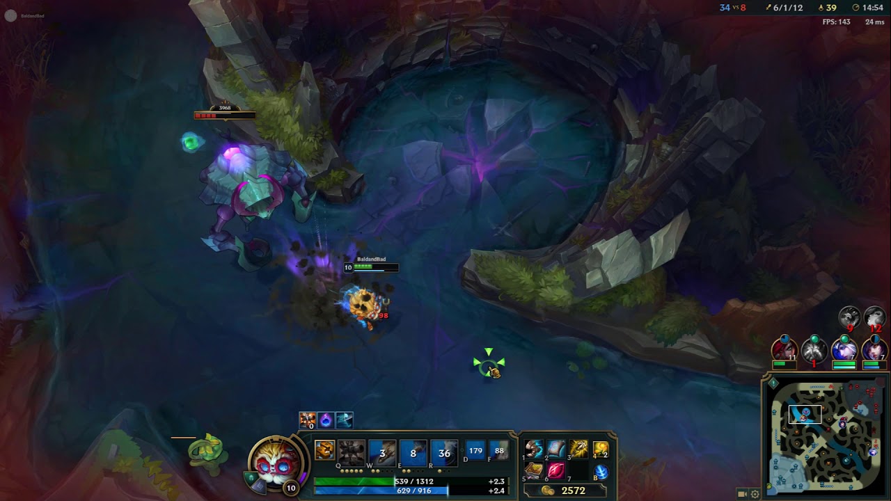 RIFT HERALD - Heimerdinger lvl 10 Solo - YouTube