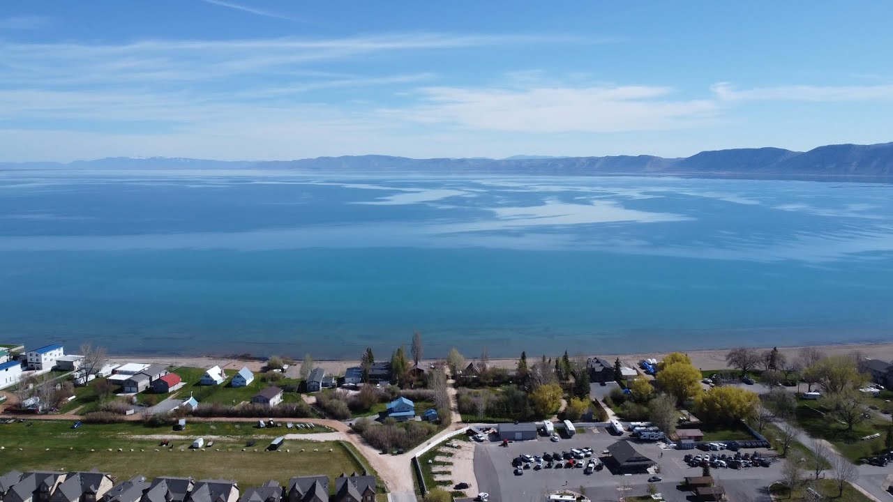 Bear Lake from Laketown, Utah - YouTube