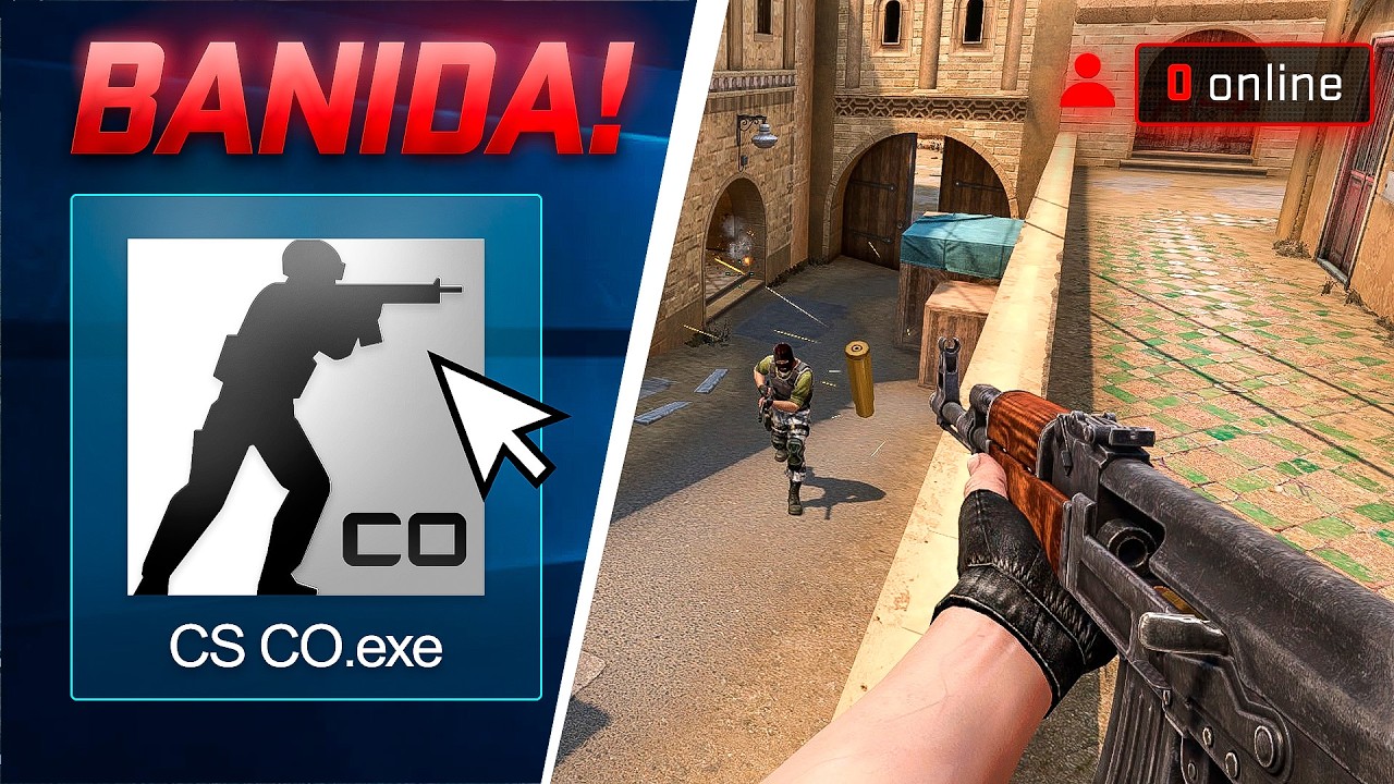 Tive acesso ao CS BANIDO PELA VALVE... (era o Counter-Strike mais ...