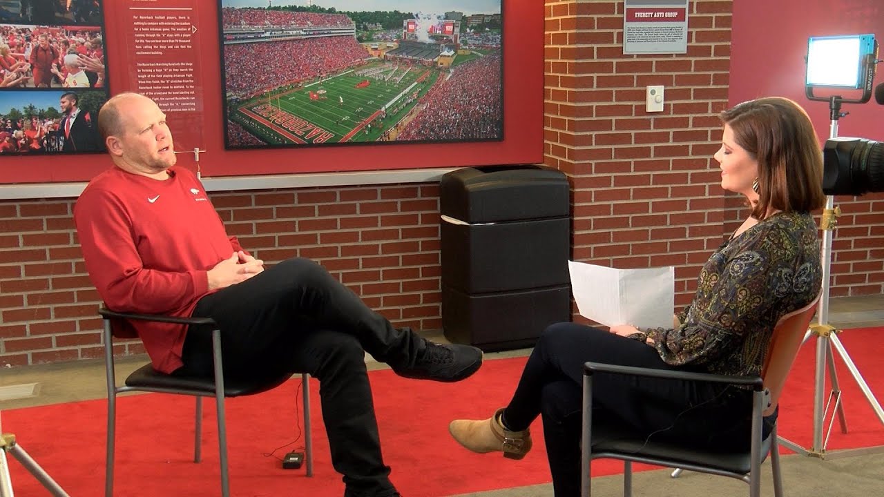 Alyssa Orange sits down one on one with Arkansas Defensive Coordinator ...