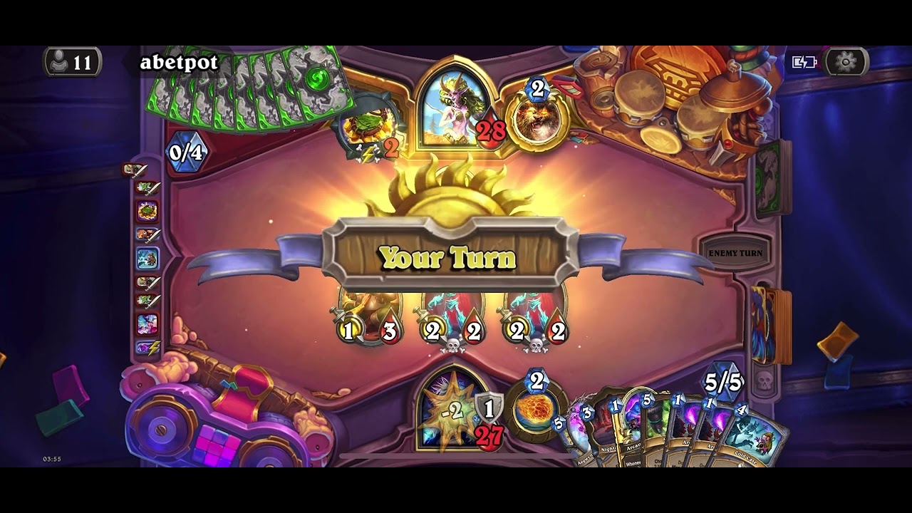 Hearthstone Ranked Ladder Gameplay! Control Skelly Mage Vs Ramp Big ...