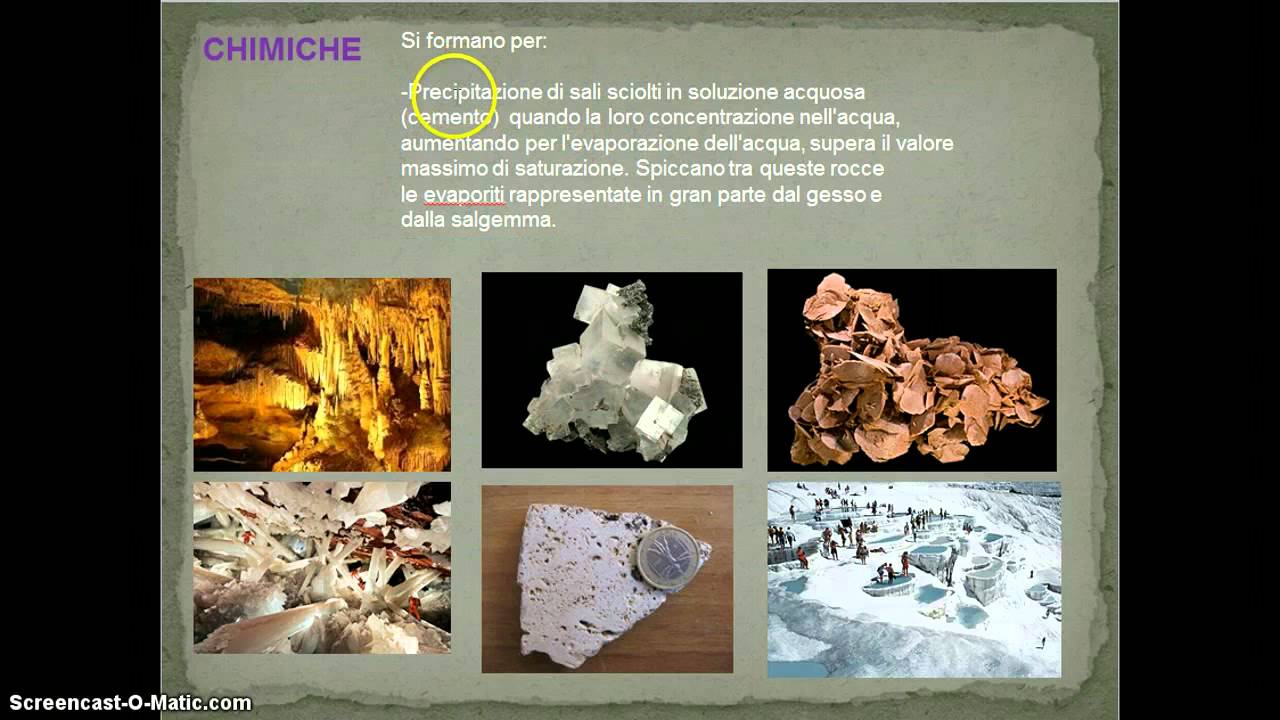 Roccia Gesso Roccia Sedimentaria Clasifficazione Rocce ROCCE