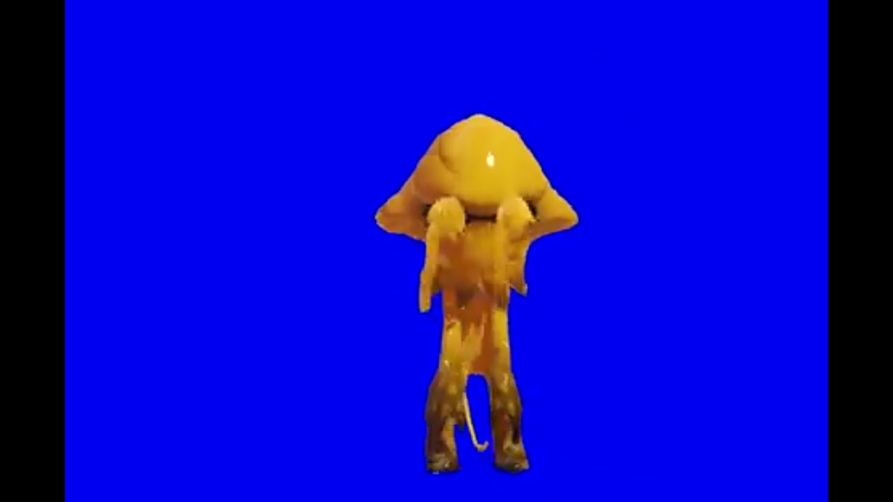 Atterrissage Inklings super Jump intro TUJ Splatoon green screen blue ...