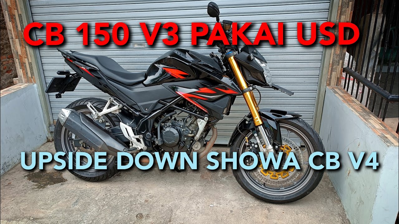 PASANG UPSIDE DOWN SHOWA CB 150 V4 DI CB 150 V3 - YouTube