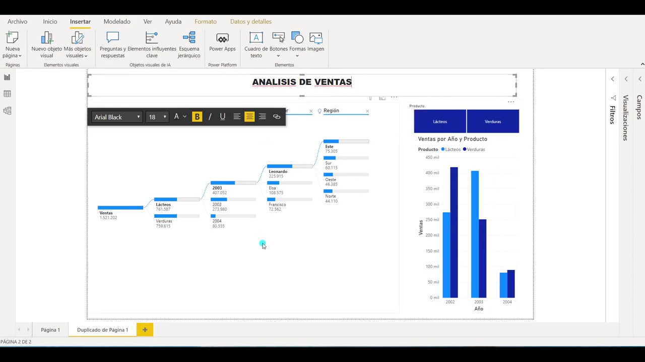 #40 Power BI Esquema Jerarquico - YouTube