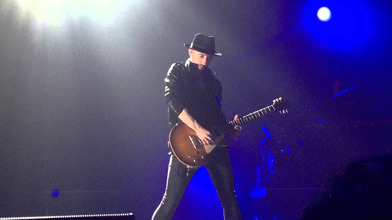 Adam Lambert Tokyo Jan.15th Partial "Lucy" guitar solo by Adam Ross ...