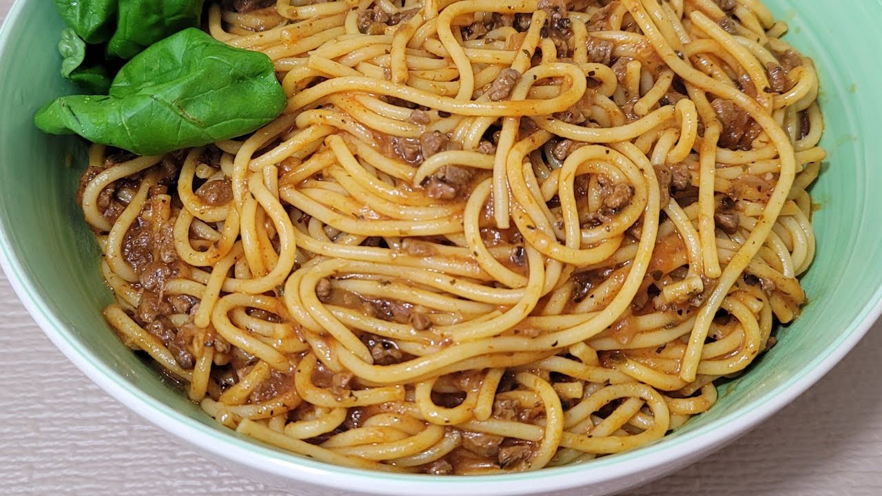 طريقة تحضير المعكرونة مع اللحمة بالطريقة اللبنانية Lebanese Spaghetti ...