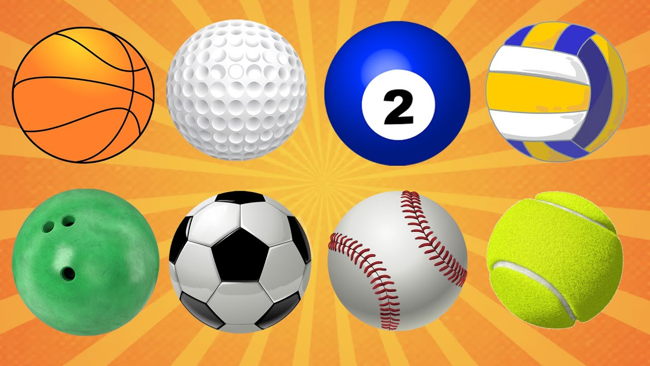 Sport Balls Name | Easy English | Learn Sport Balls | English for Kids ...