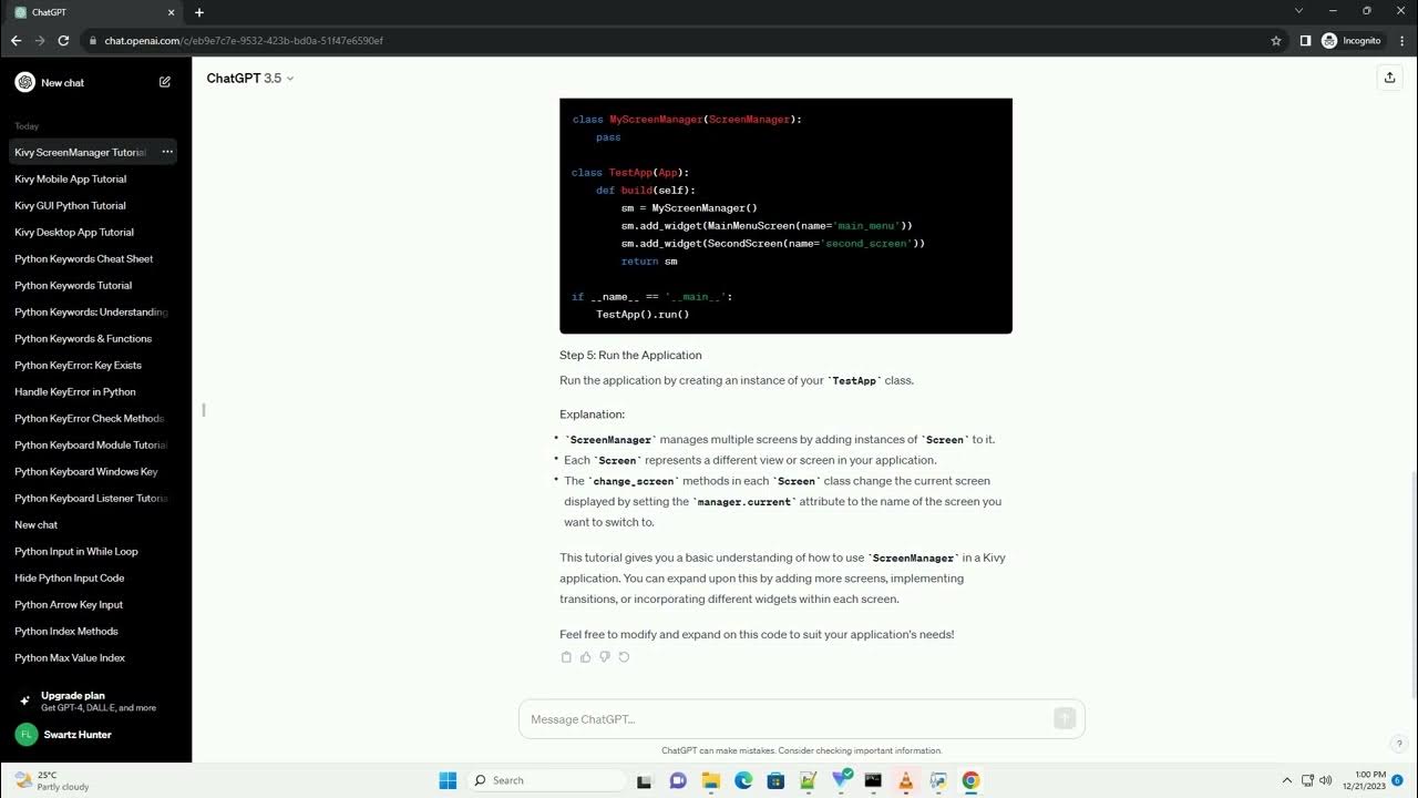 python kivy screen manager - YouTube