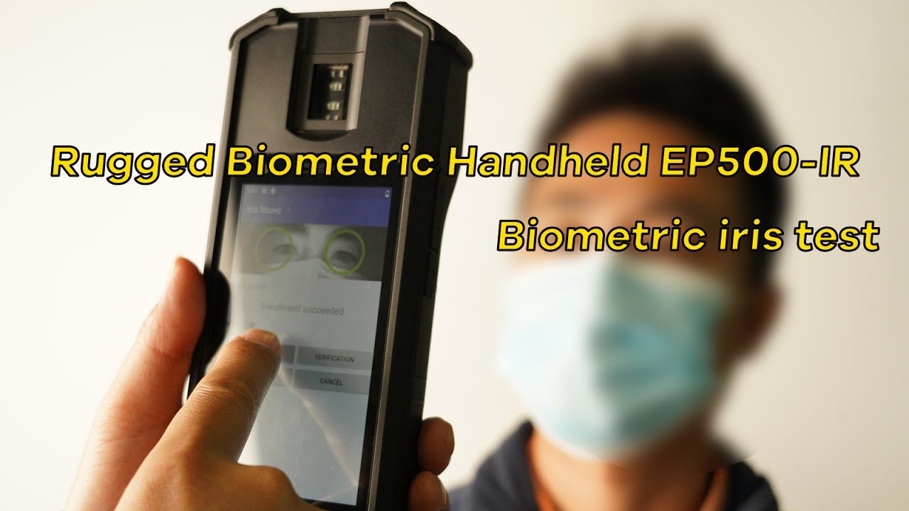 Rugged Biometric hangheld EP500-IR Biometric iris test - YouTube