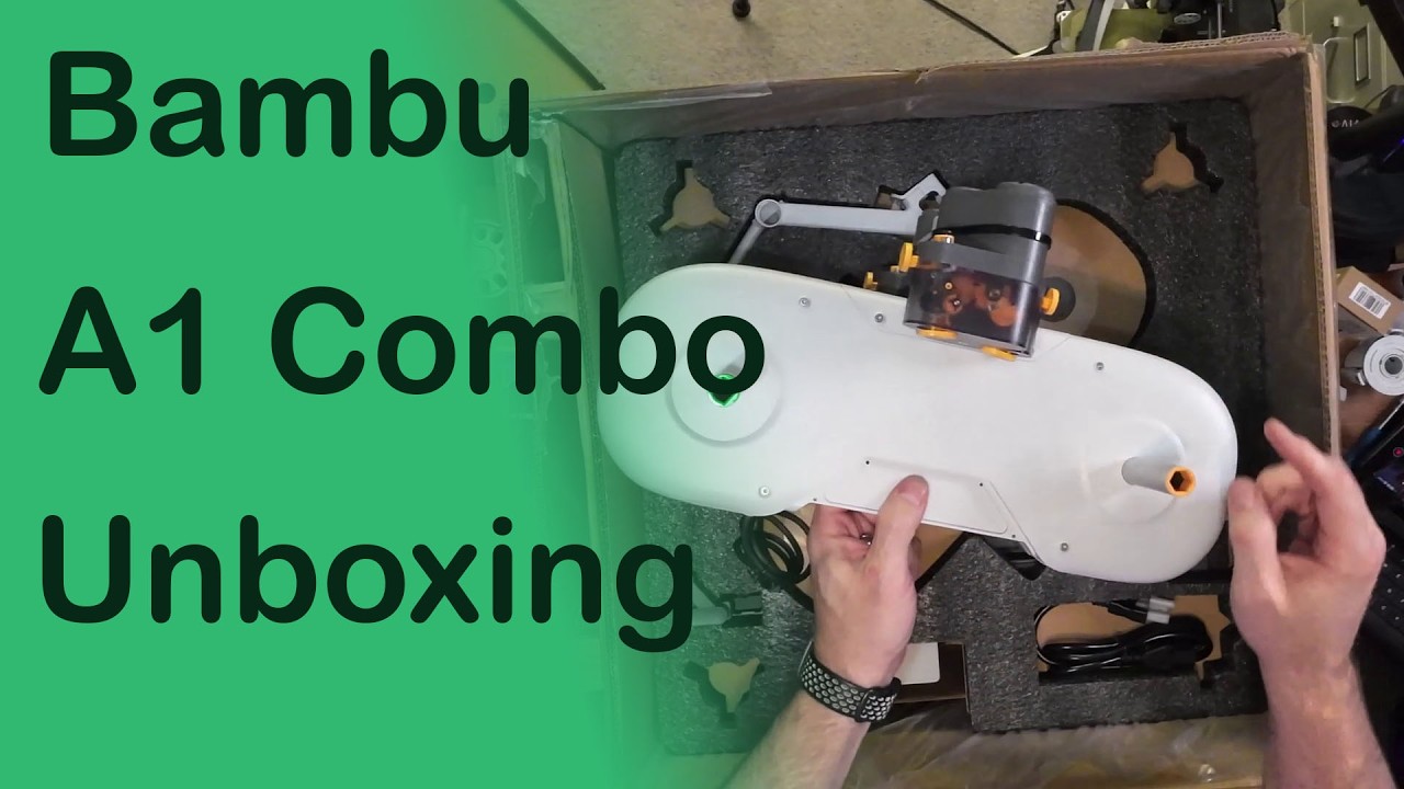 Bambu Labs A1 Combo Unboxing - YouTube