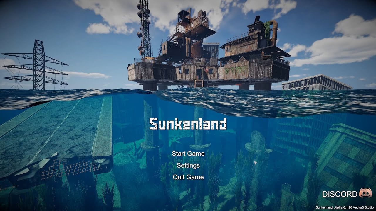 New water world survival game - Sunkenland - First Look - YouTube