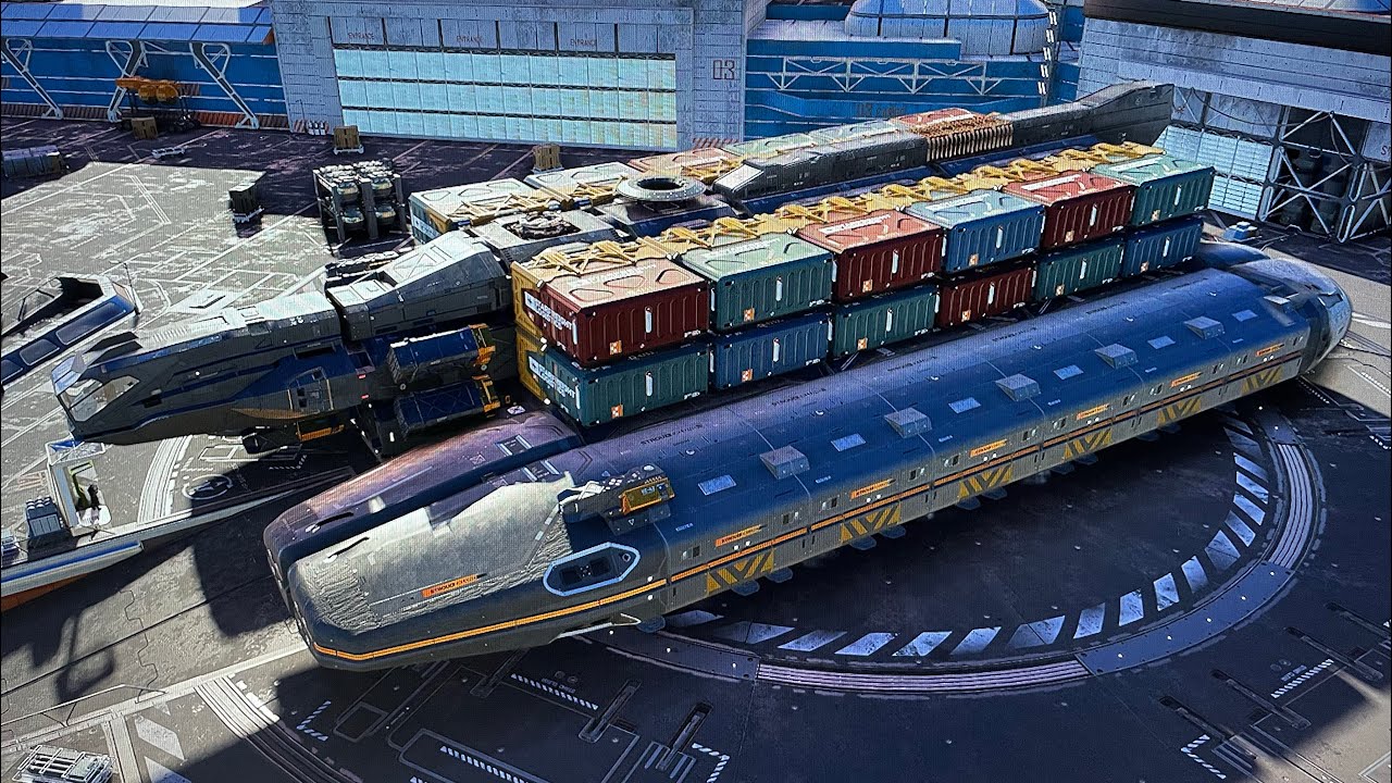 Starfield Ship Build - UC Liberty Star Freighter - YouTube