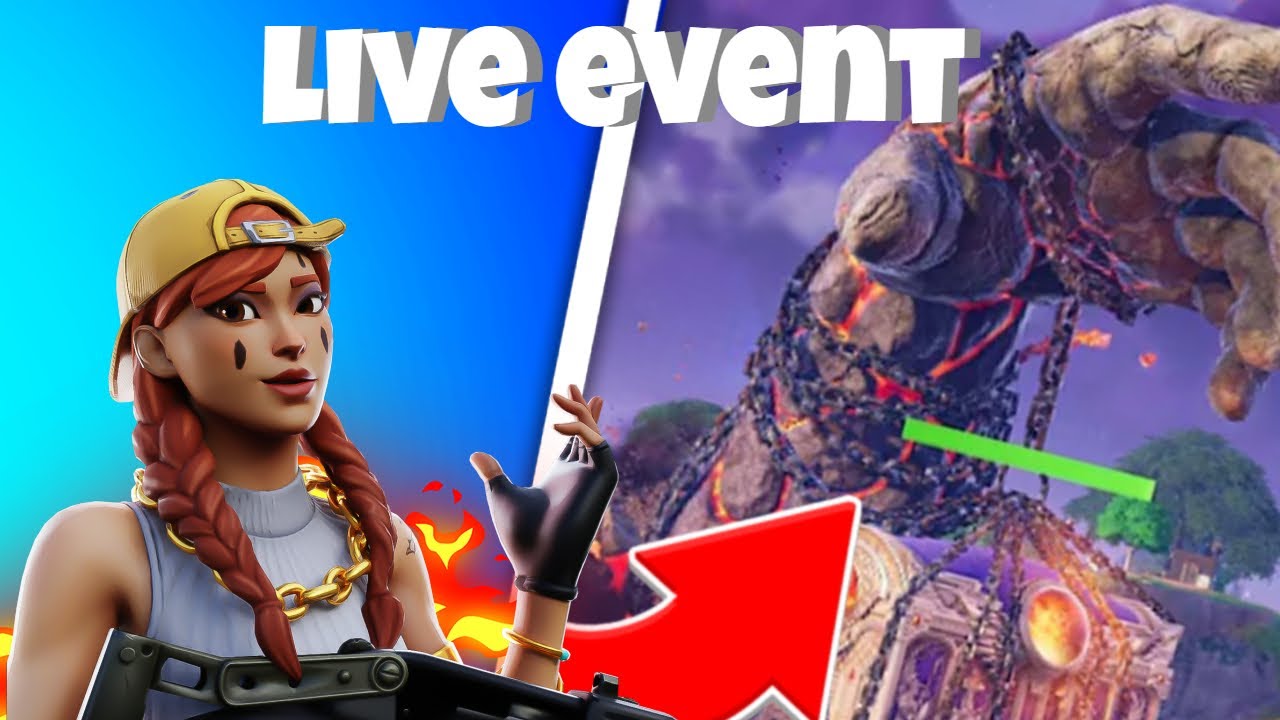 FORTNITE CHAPTER 5 HAND EVENT! - YouTube