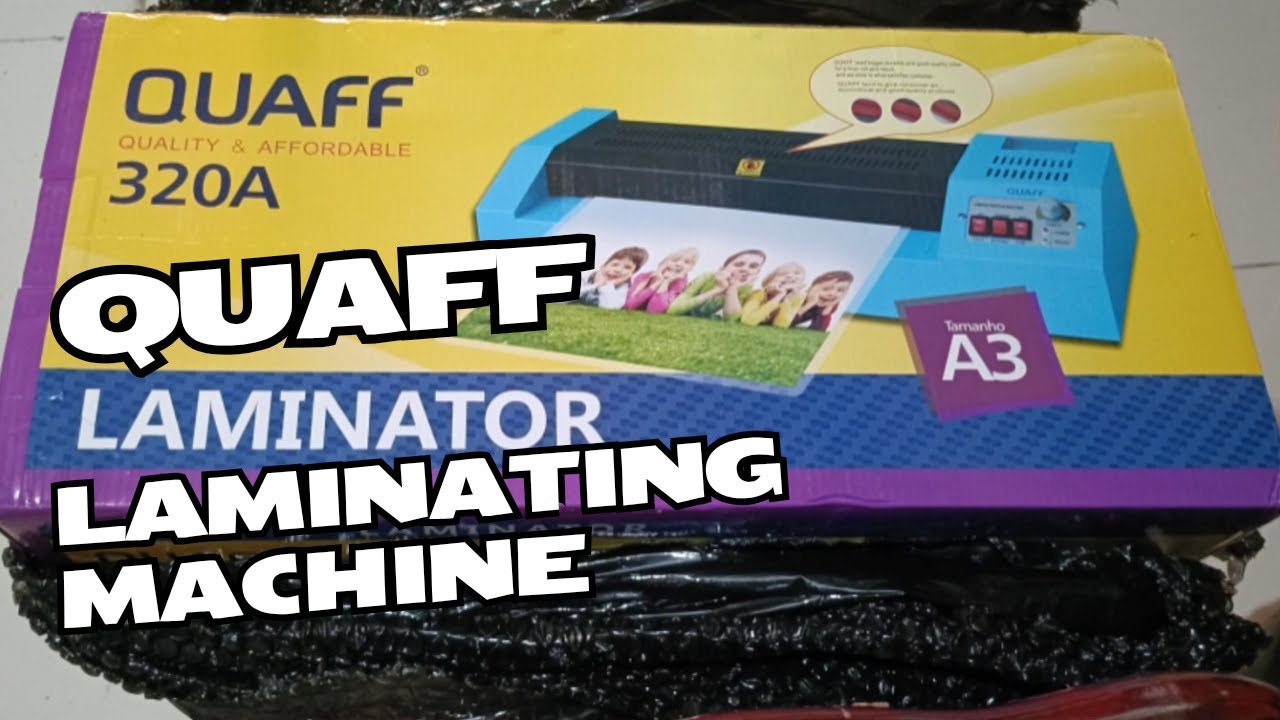 Unboxing Quaff laminating machine - YouTube