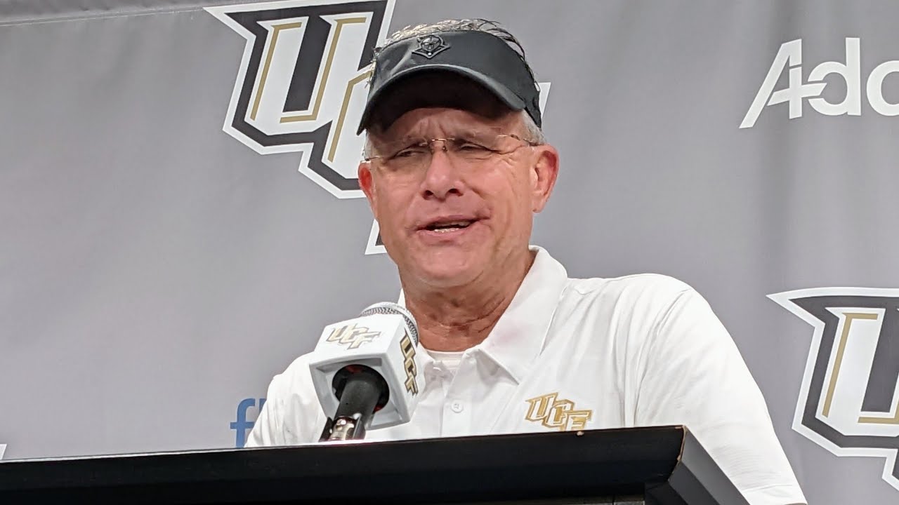 UCF 25, Cincinnati 21 - Gus Malzahn Press Conference ⚔️🏈 - YouTube