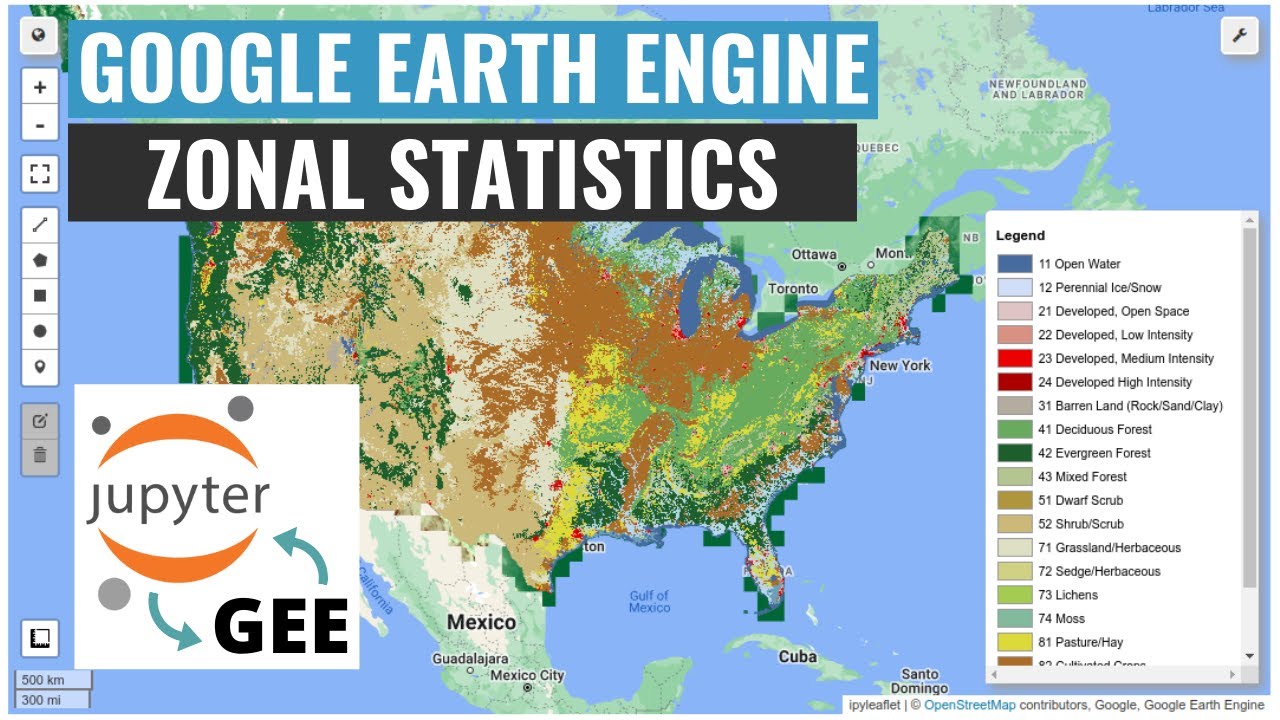 Gee Tutorial 108 Calculating Zonal Statistics With Earth Engine Youtube