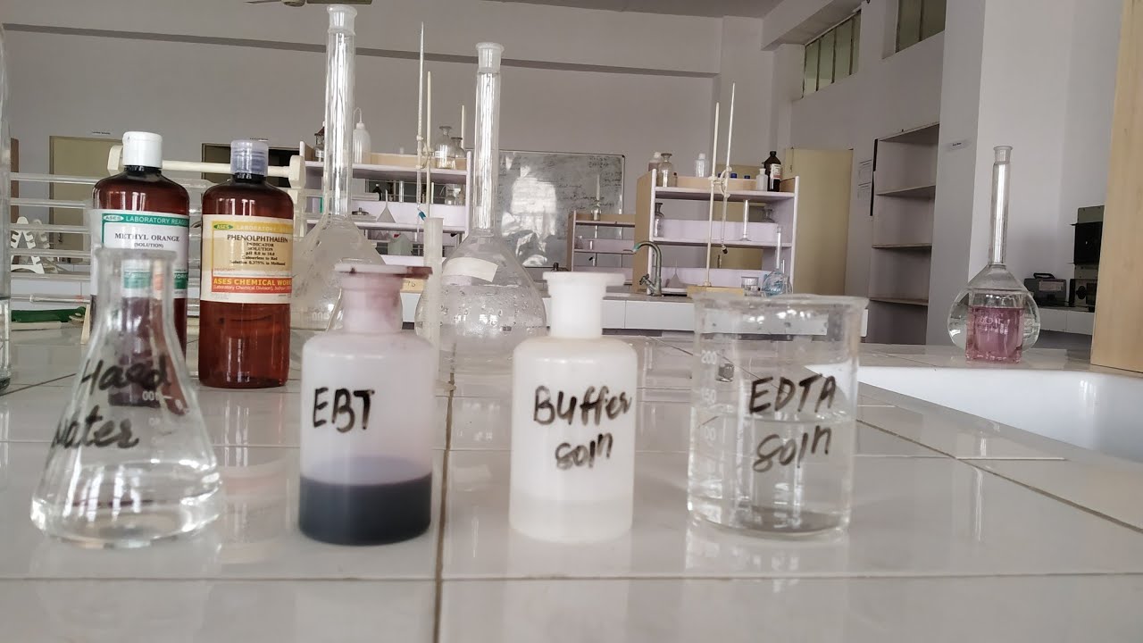 EDTA Titration Colour Change - YouTube