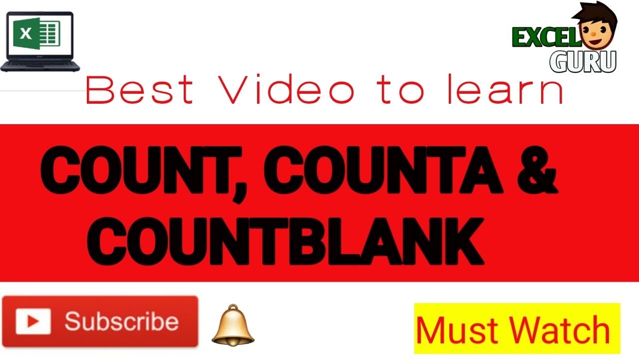 Excel Ka Dhamakedar Formula Count CountA Countblank Function Excel Ka Dhamakedar Formula Count CountA Countblank Function