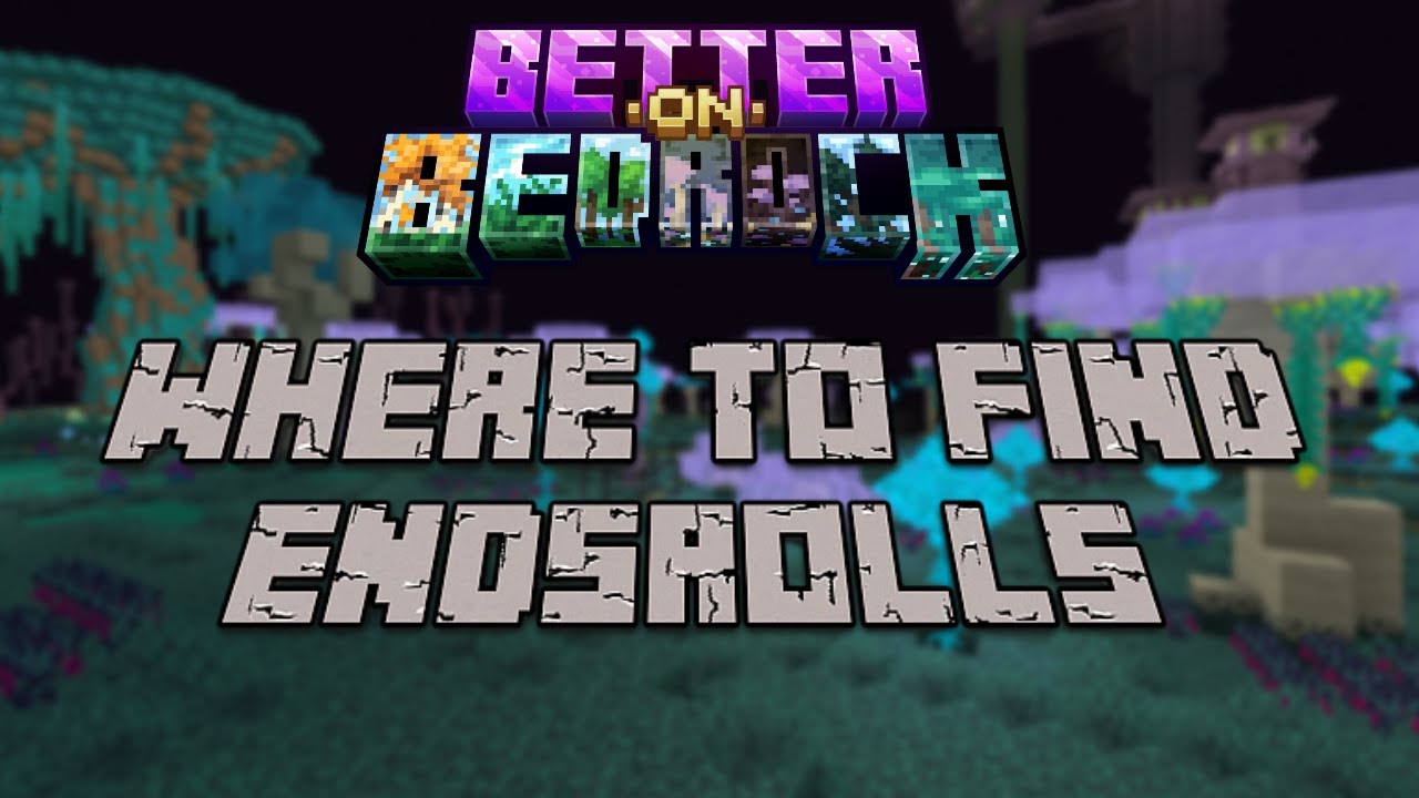 How To: Find End Scrolls Minecraft Better on Bedrock - YouTube