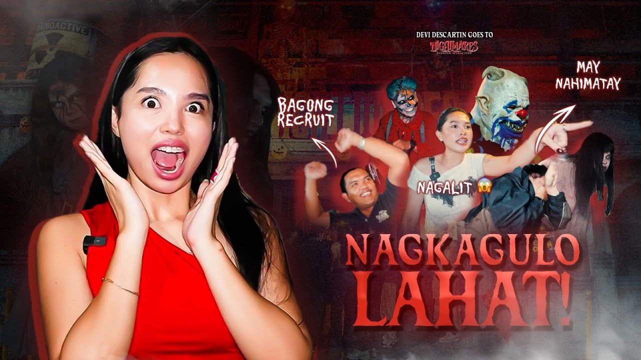 HORROR HOUSE EXPERIENCE WITH TEAM DEVI || Devi Descartin - YouTube