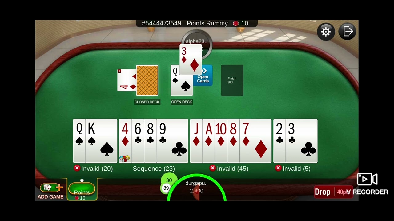 How to play Rummy, Part -3. - YouTube