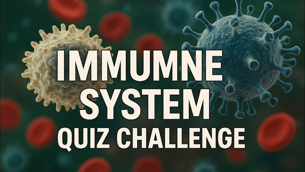 Can You Beat This Biology Quiz? 😱 | Immune System Challenge (25 MCQs in ...