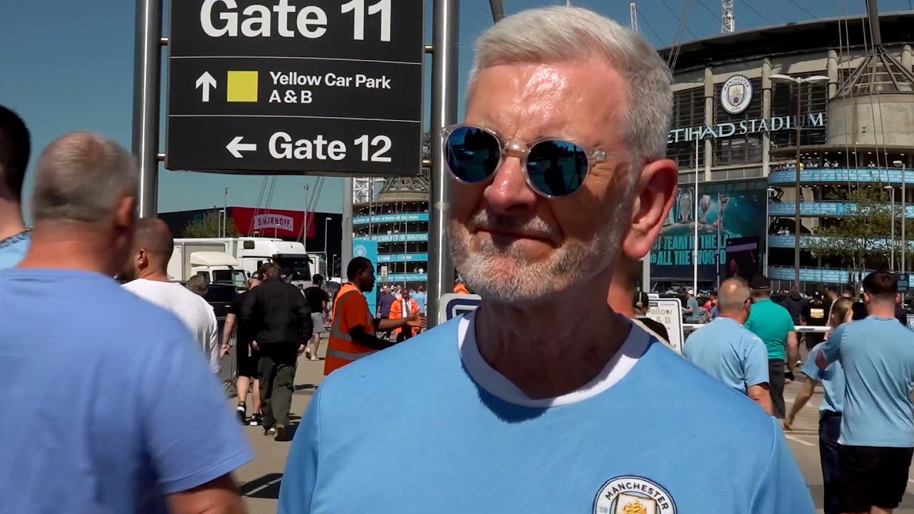 Man City fan interviews at the Etihad ahead of the FINAL GAME OF THE ...